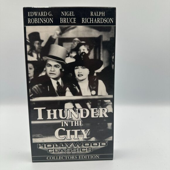 Brand: Madacy | Media | Title Thunder In The City Vhs 937 Hollywood ...